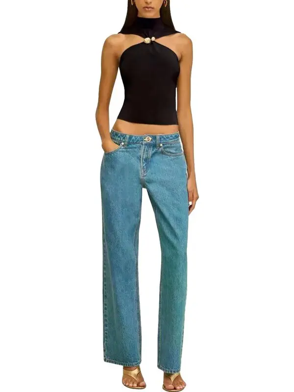 Cult Gaia Katherine Cutout Top - Black