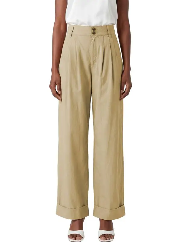 Jacob Cohen Tailored Wide Leg Trousers - Beige