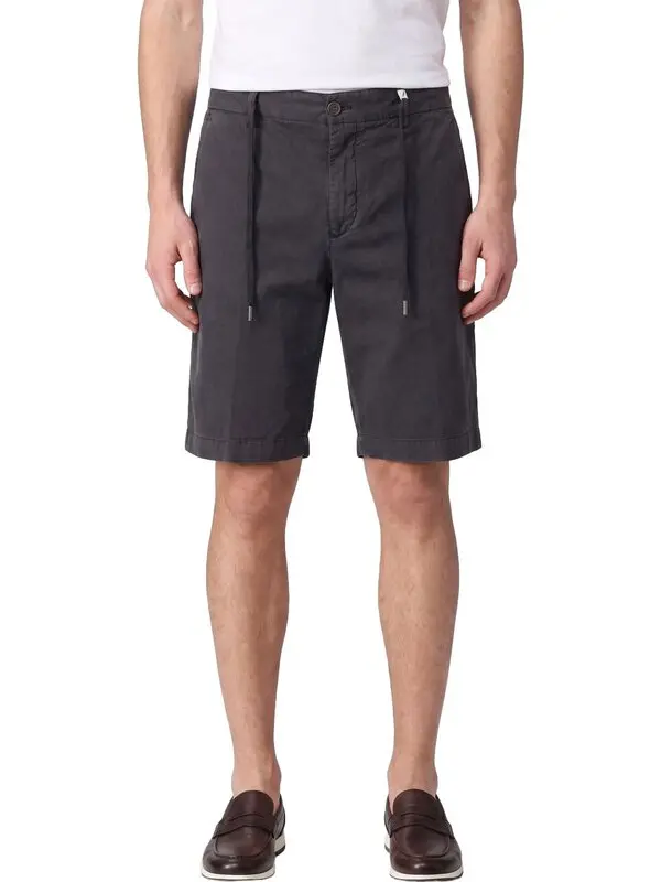 MYTHS Linen Drawstring Shorts - Black