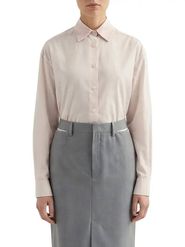 JIL SANDER Pure Cotton Shirt - White