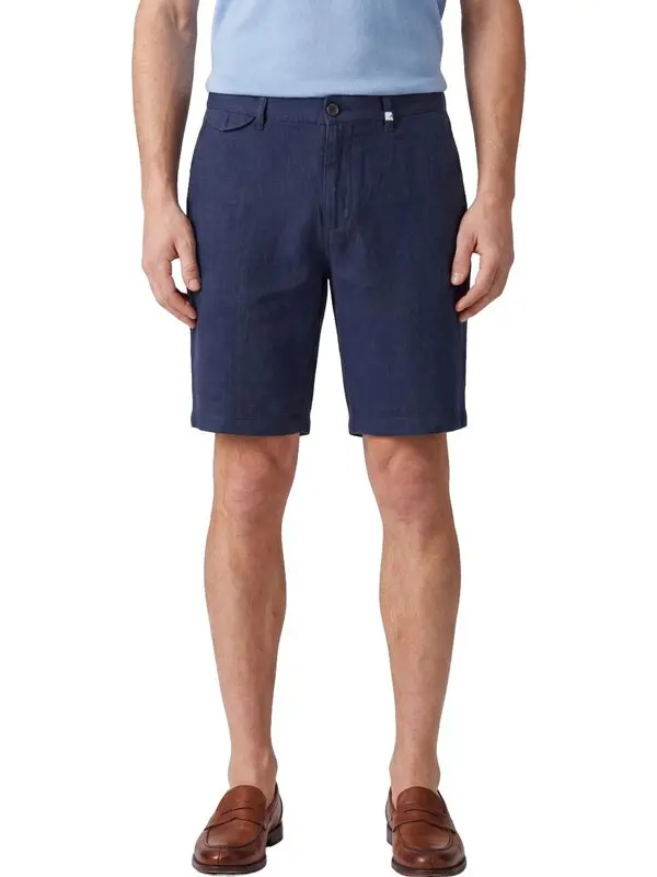 MYTHS Cotton Chino Shorts - Navy