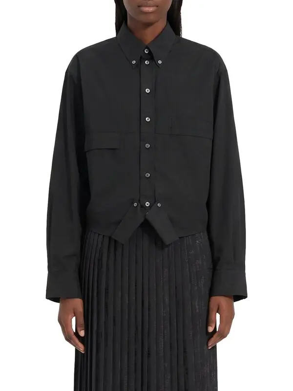 MAISON MARGIELA Button-detailed Shirt - Grey