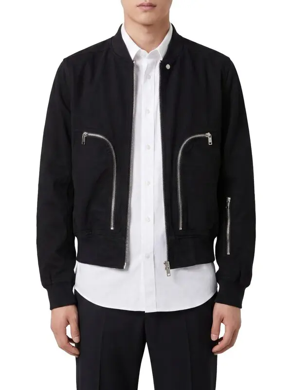 Rick Owens Polyamide Bomber Jacket - Black