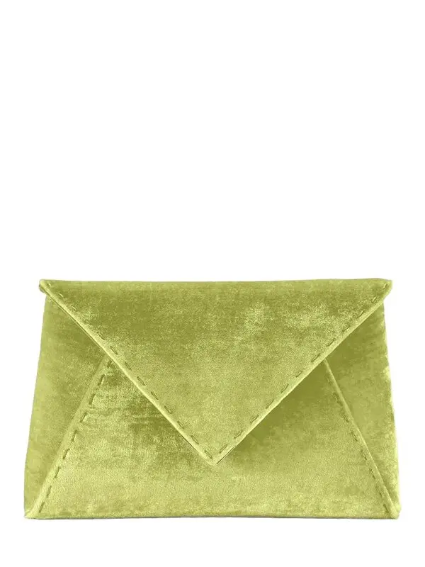 Tyler Ellis Small Lee Pouchet Clutch Bag - Green