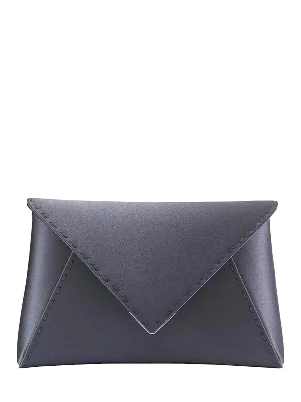 Tyler Ellis Small Lee Pouchet Clutch Bag - Grey