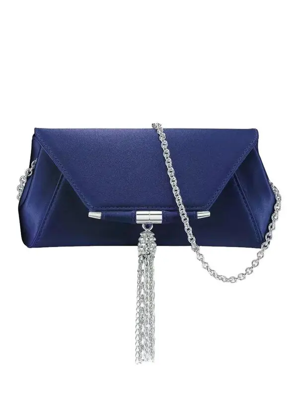 Tyler Ellis Small Piper Clutch Bag - Blue