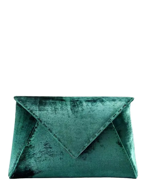 Tyler Ellis Small Lee Pouchet Clutch Bag - Green