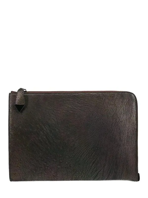 Tyler Ellis Ben Attaché Clutch Bag - Brown