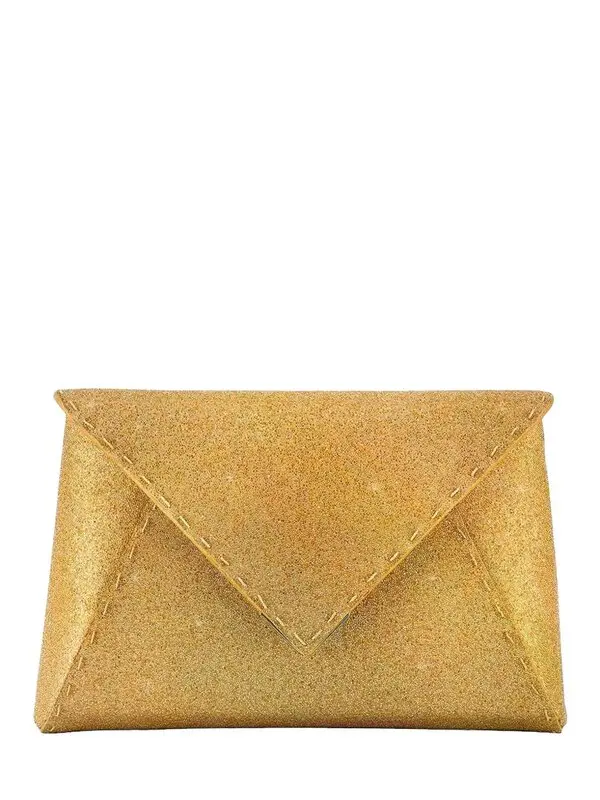 Tyler Ellis Small Lee Pouchet Clutch Bag - Gold