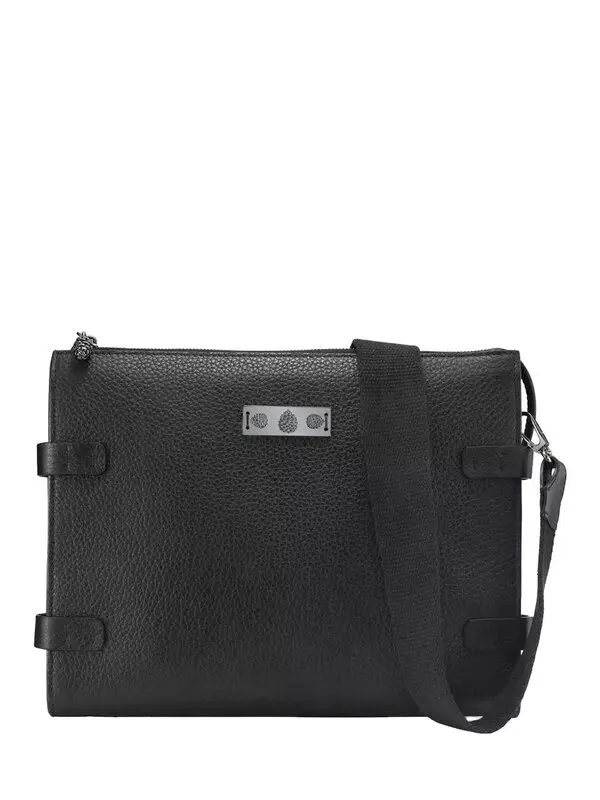 Tyler Ellis Dean Pebbled-leather Crossbody Bag - Black