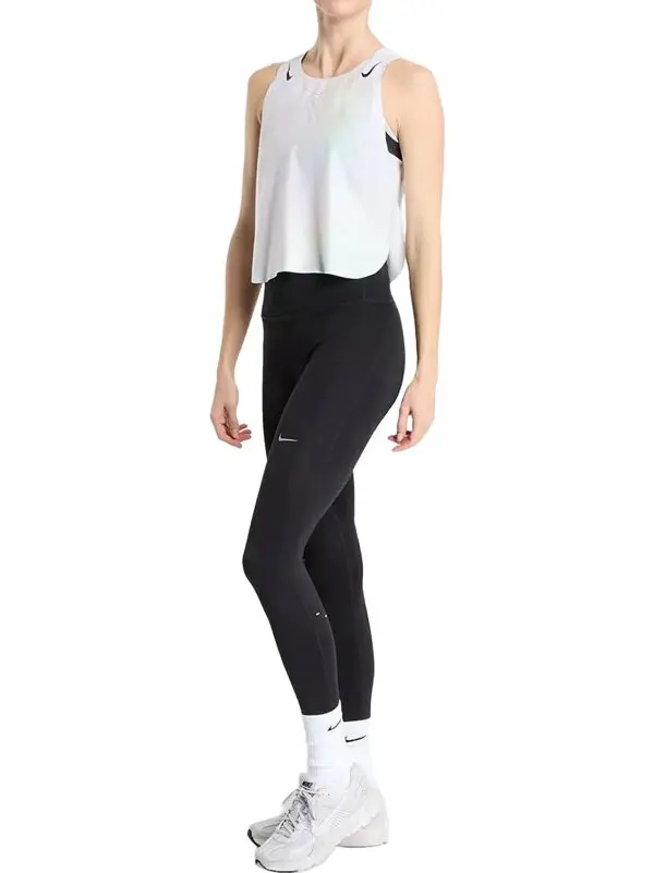Nike Logo-print Leggings - Black