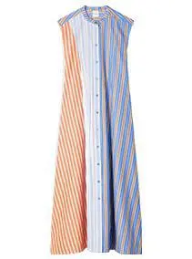 Paul Smith Striped Shirt Dress - Blue