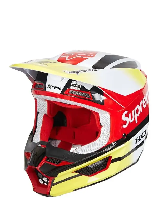 Supreme X Honda Fox Racing V1 Helmet - Red