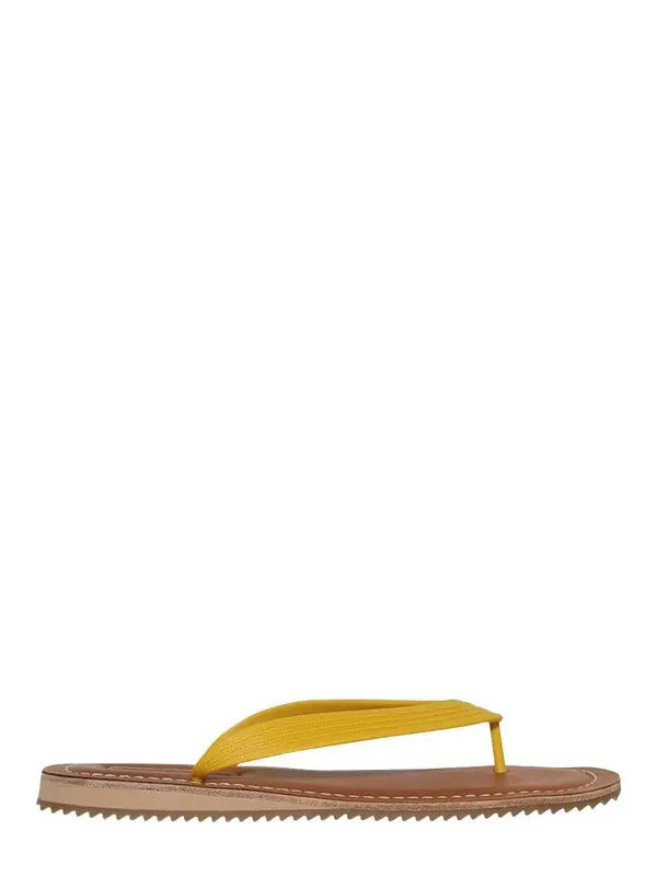 Saint Laurent Thong Sandals - Yellow