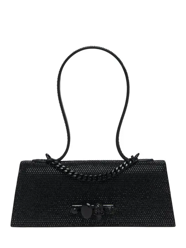 Alexander McQueen Jewelled Crystal-embellished Bag - Black