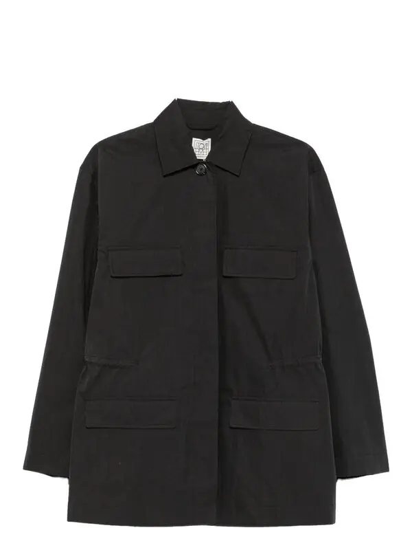 TOTEME Cotton Blend Jacket - Black