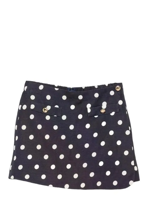 Maje Polka-dot Skorts - Blue