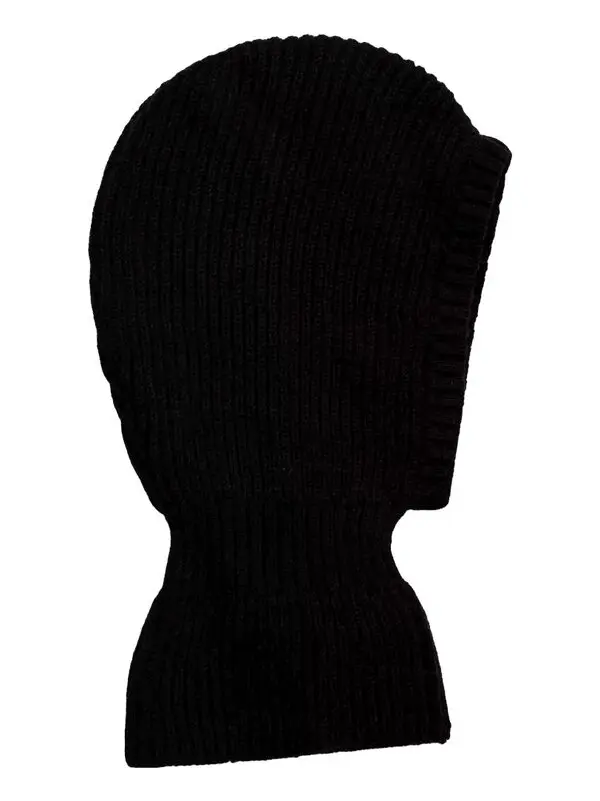NEWLAND Ribbed Knit Balaclava - Black
