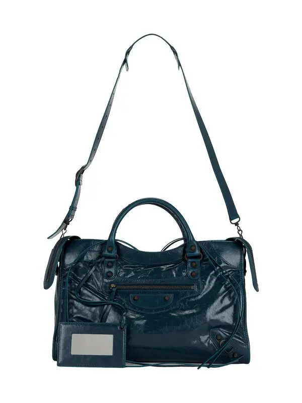 Balenciaga Le City Medium Bag - Lagoon & Cassis