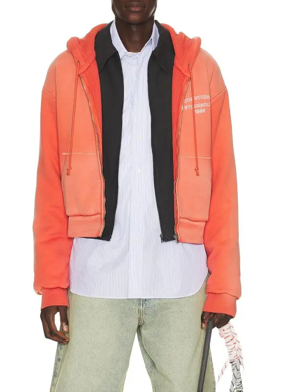 Acne Studios Feida Sunkissed Hoodie - Red