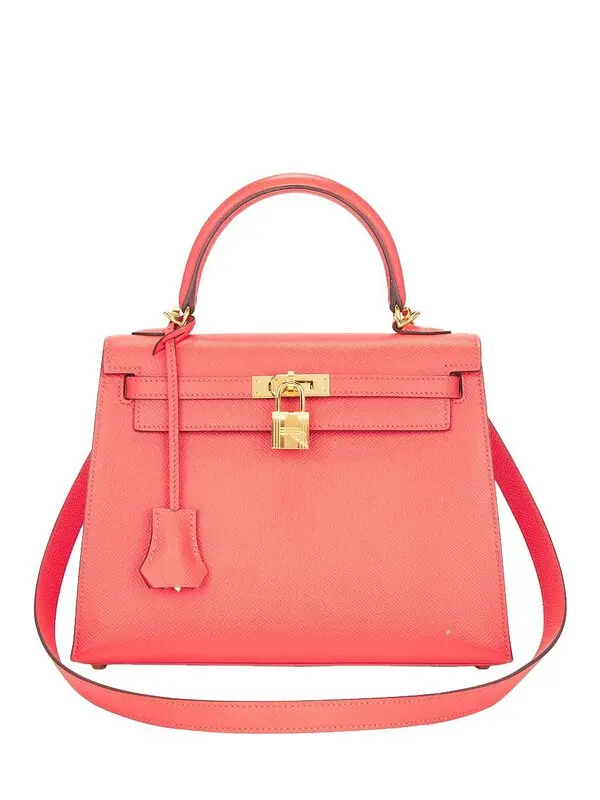 Hermès Epsom Kelly 25 Sellier Handbag - Rouge Casaque