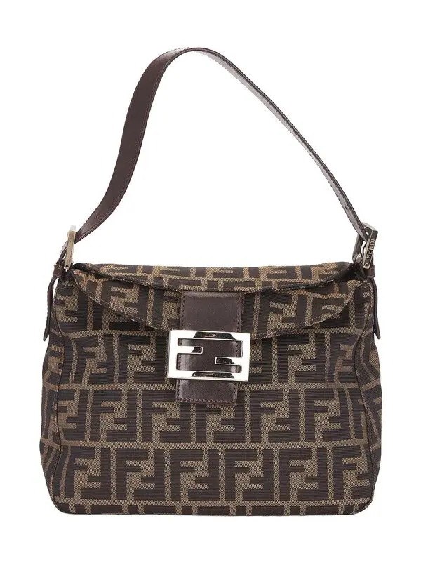 Fendi Zucca Shoulder Bag - Brown
