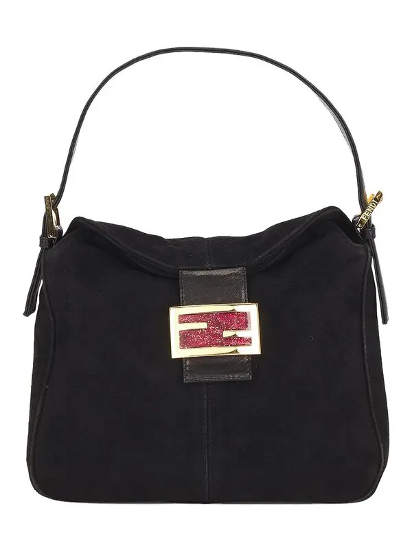 Fendi Mama Baguette Shoulder Bag - Black