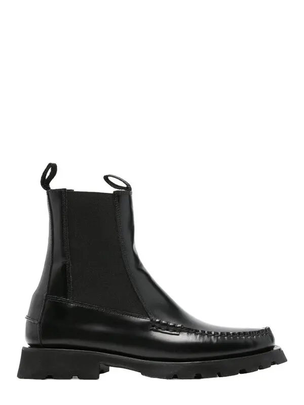 Hereu Calf Leather Chelsea Boots - Black