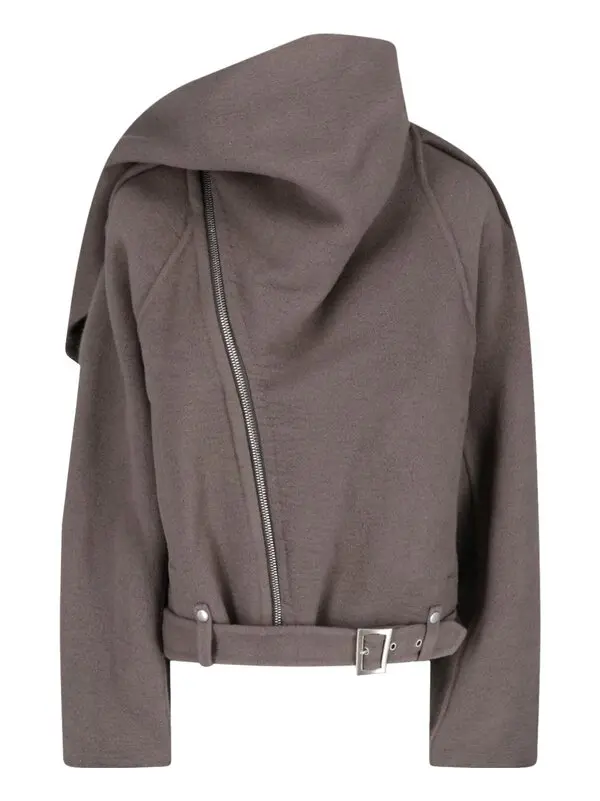 Rick Owens Flight" Scarf Jacket - Taupe
