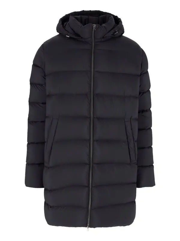 JIL SANDER Stone Island Padded Jacket - Black