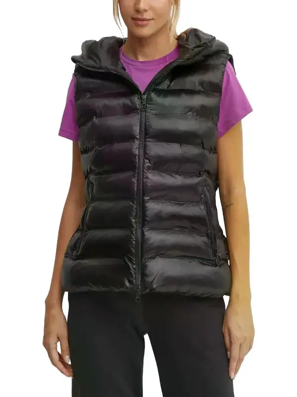 SPORTALM Quilted Hooded Gilet - Black