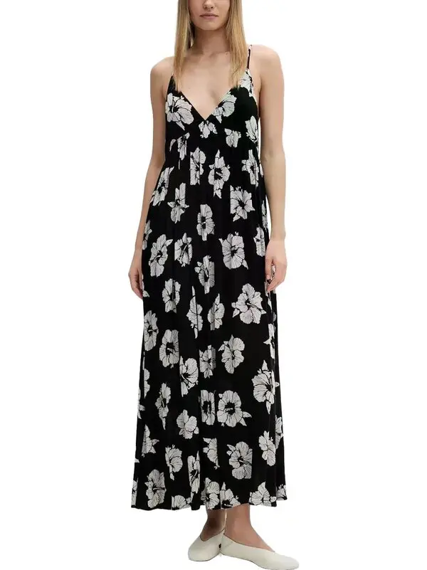 Rip Curl Party Pack Floral-print Maxi Dress - Black