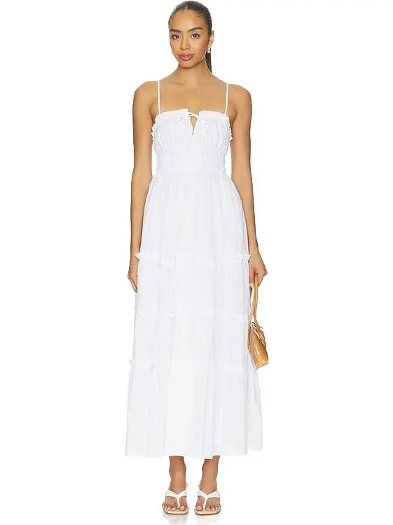 MORE TO COME Zoe Maxi Dress - White