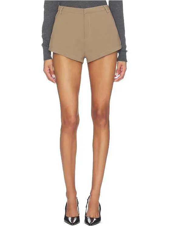 Superdown X Ivana Ramirez Jacinth Hot Short - Taupe
