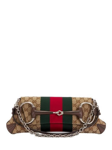 Null Gucci Horsebit Clutch - Beige