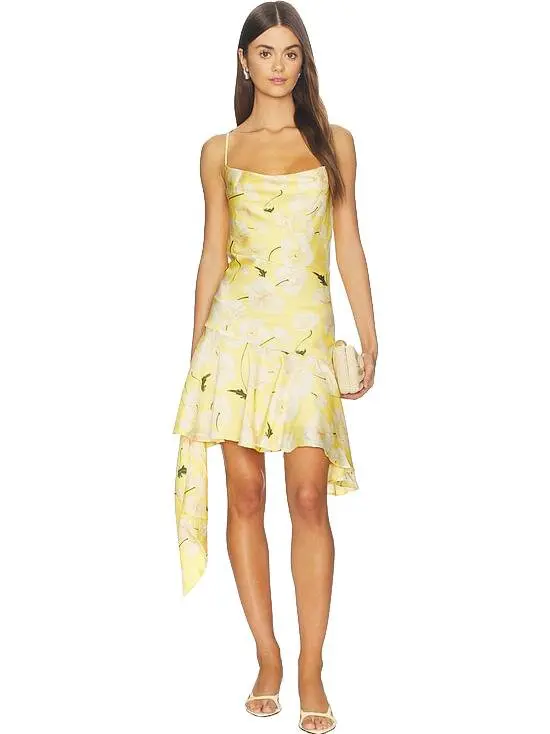 Astr The Label Paloma Dress - Tangerine Floral