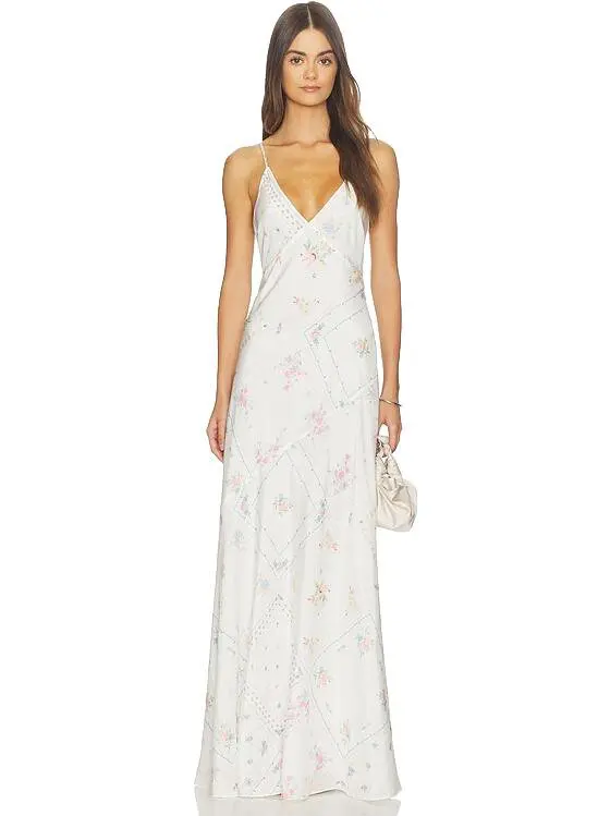 LoveShackFancy Castilla Maxi Dress - Rainbow Sprinkles