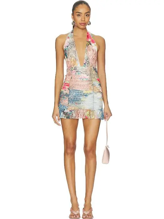 AFRM Mel Dress - Iris Patchwork