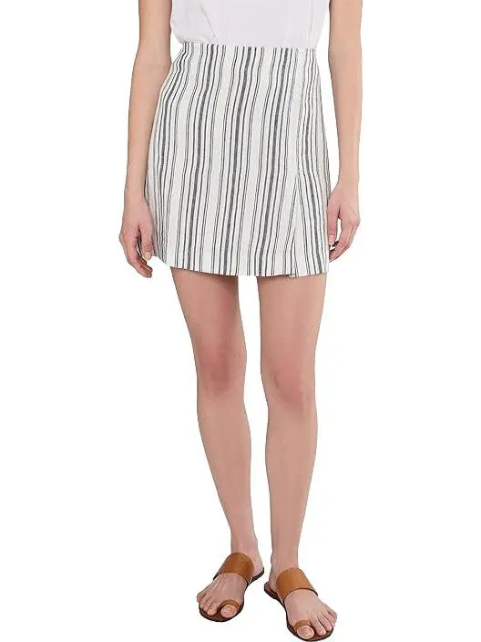Madewell Tullulah Linen Mini Skirt - Blue