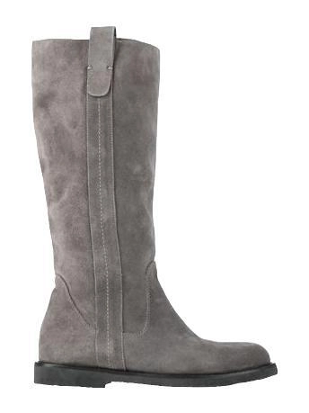 INUOVO Leather Military Boots - Grey