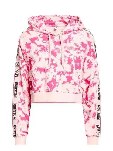 Moschino Cotton Blend Sweatshirt With Logo Detail - Pink