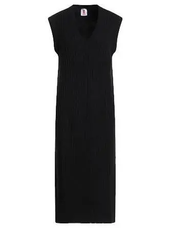 KONTATTO Bodycon Knitted Midi Dress - Black