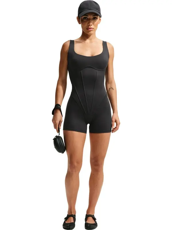 Nike Skims Matte Corset Bodysuit - Black