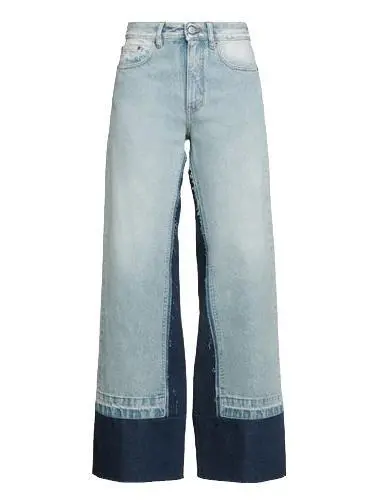 MAISON MARGIELA Two-tone Flared Jeans - Blue