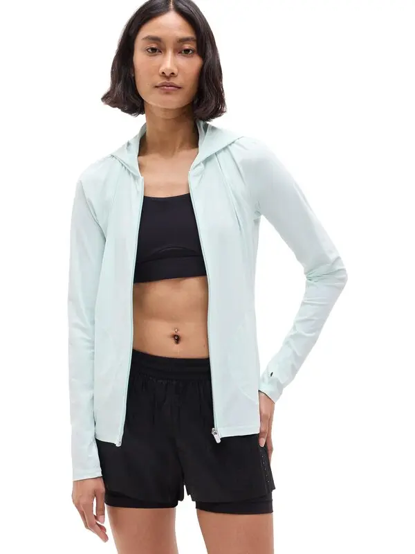 Athleta Sunstop Upf 40+ Zip-up Jacket - Sky