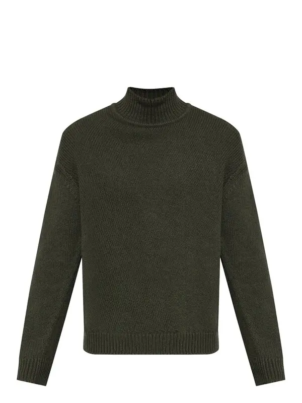JIL SANDER Turtleneck Sweater - Green
