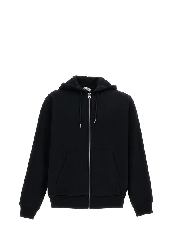 Givenchy Zip Hoodie With Photographic Print - Black