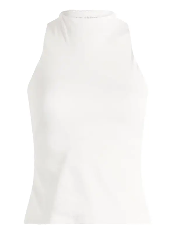 Nike X Skims Matte Mock Neck Racer Tank - Ivory