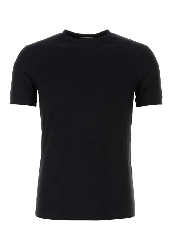 Giorgio Armani Stretch Viscose T-shirt - Black