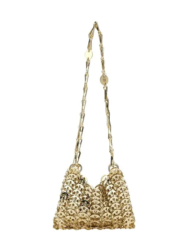 Rabanne Metal 1969 Nano Shoulder Bag - Gold